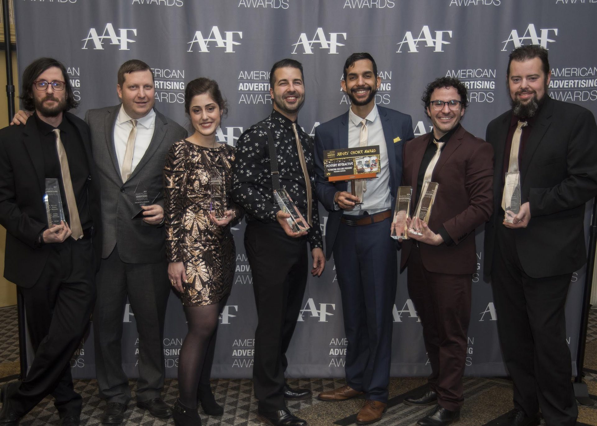 Addys 2018 - Posture Interactive at the Addys - Let's Push Further